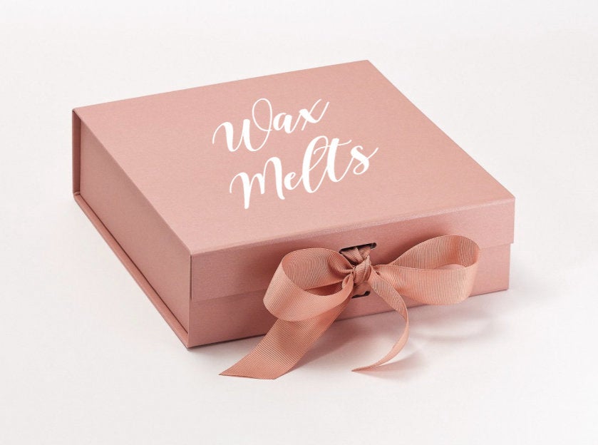 Wax Melt Gift Box – Magnetic Lid & Ribbon, Build at Home – Jessica ...